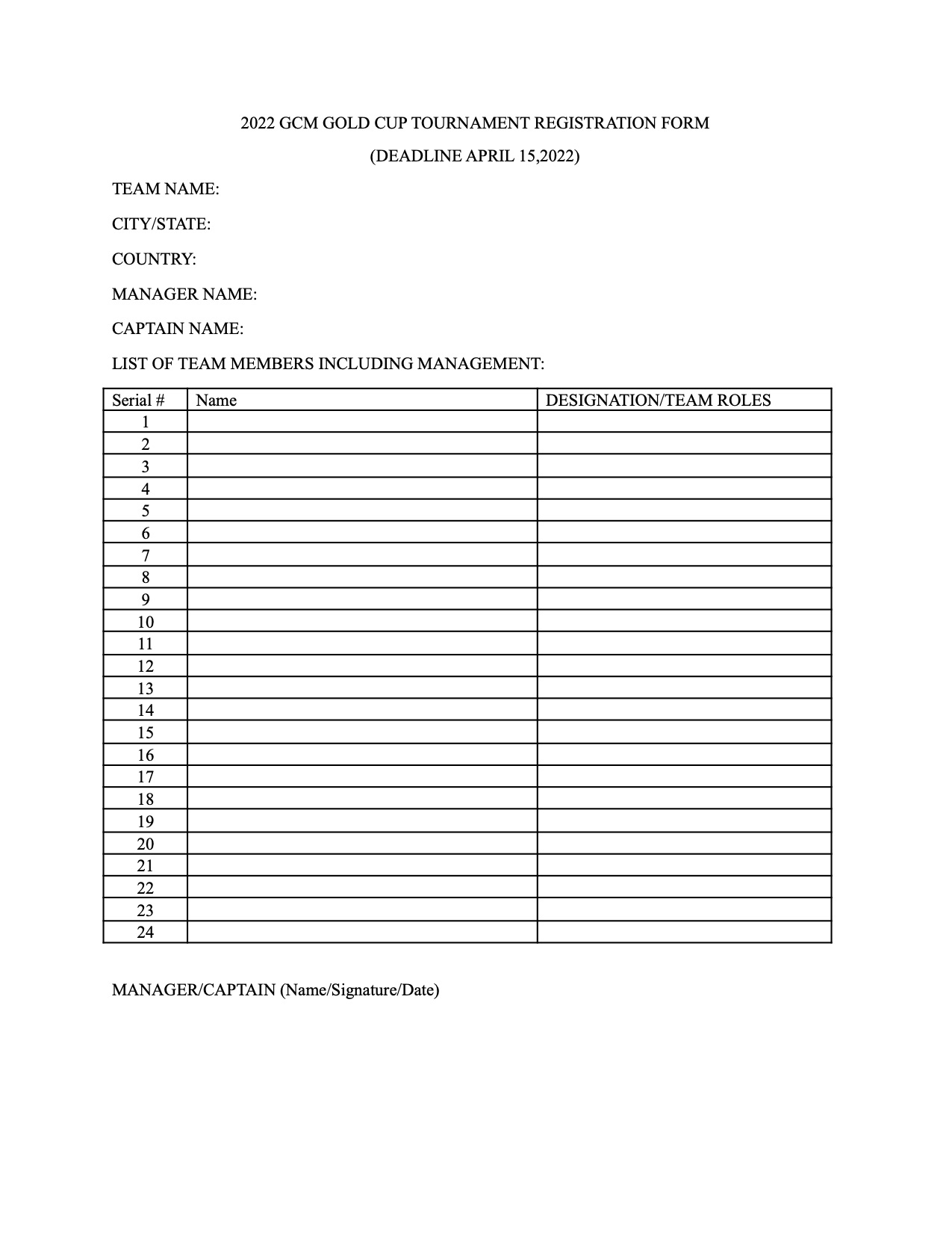 GCM Gold Cup – Tibetan Association of Northern California